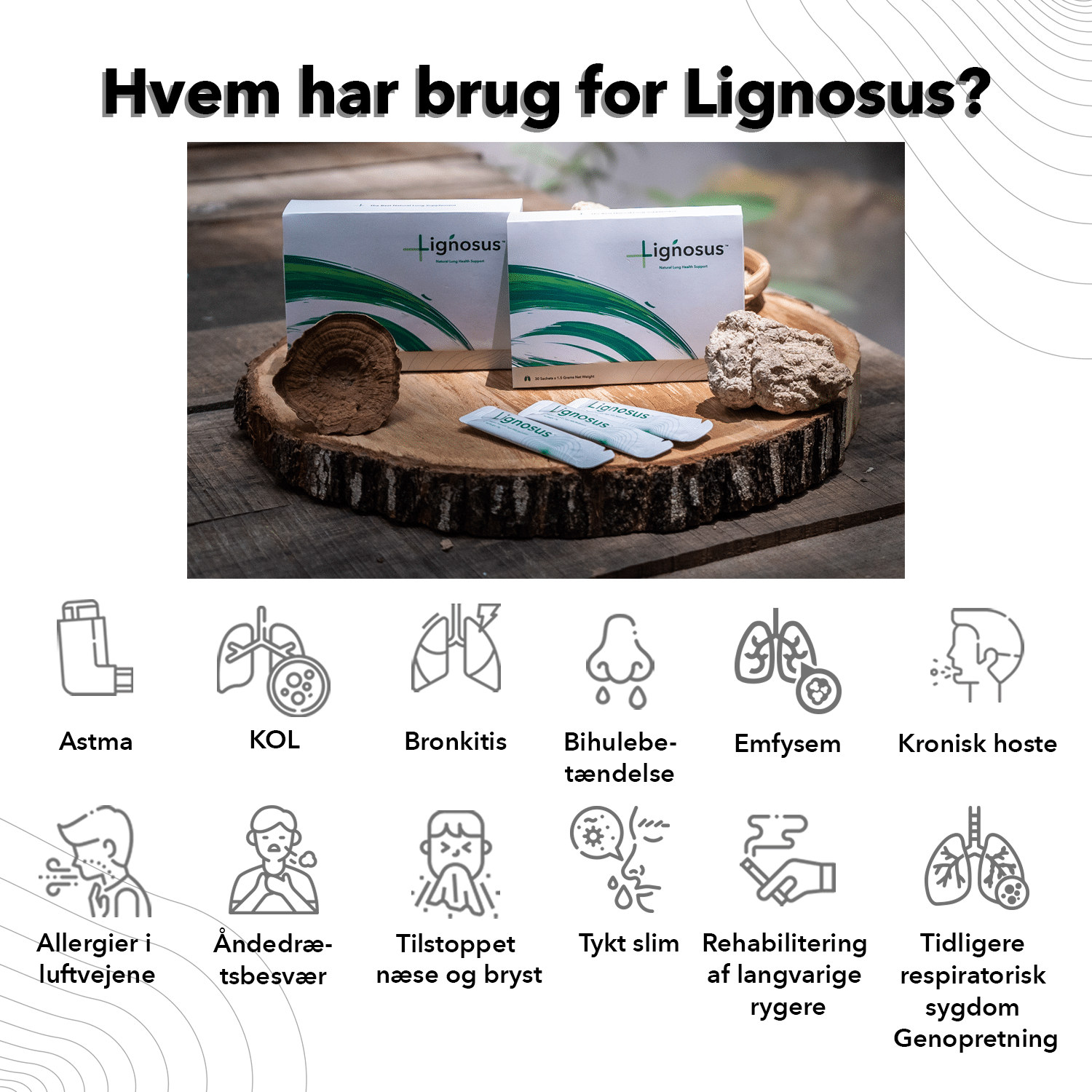 Bedste naturlige respiratoriske sundhedstilskud - Lignosus